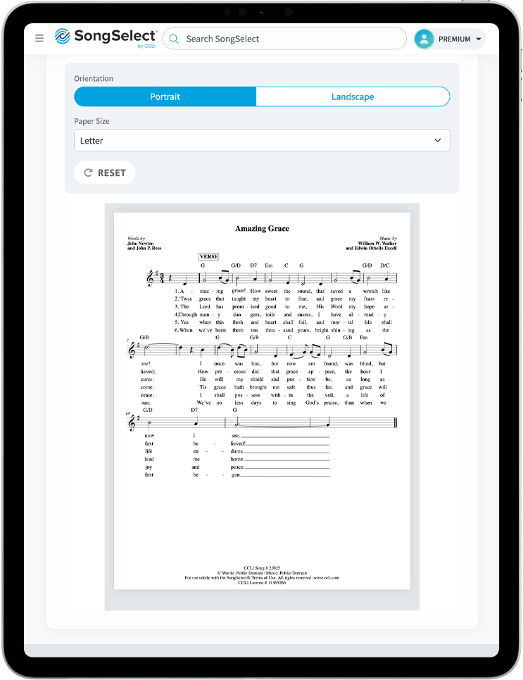 SongSelect by CCLI - Worship songs, lyrics, chord, and vocals sheets